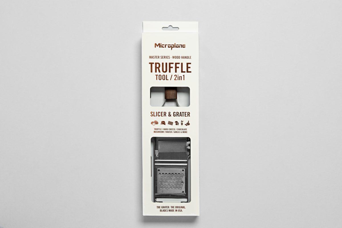 Microplane Master Series Walnut Truffle Tool 2 in 1 Grater